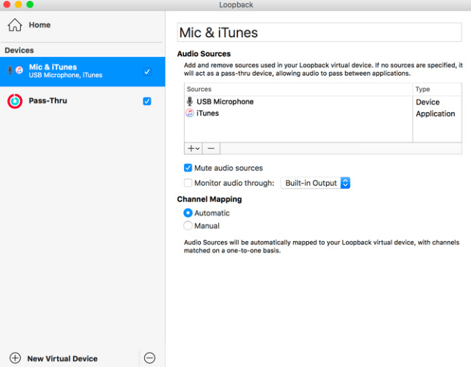 Loopback 2.4.6 高端虚拟录音工作室 - Mac软件