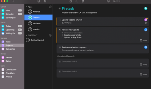 Firetask 4.8 项目管理 - Mac软件